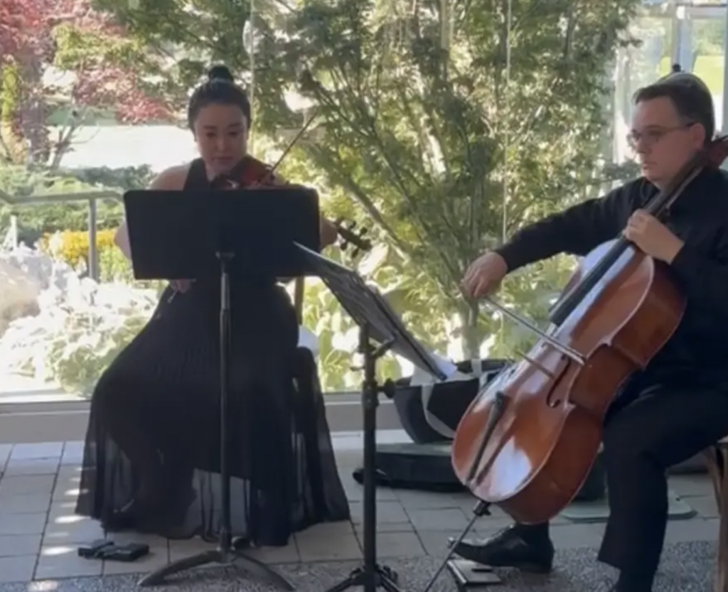 Wedding Strings Vancouver: Tonya + Damian at Redwood Golf Course - Duo d'Amore